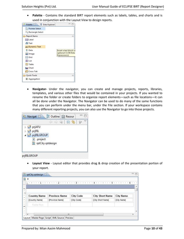 Manual & guide_for_birt_eclipse_report designer | PDF