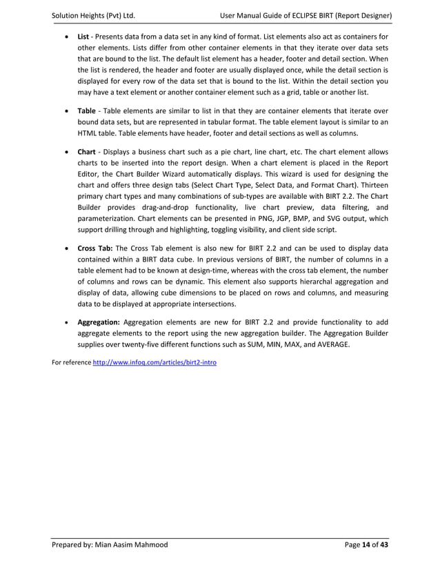 Manual & guide_for_birt_eclipse_report designer | PDF