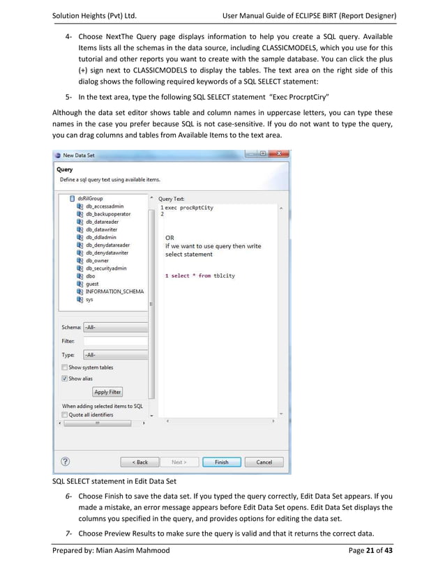 Manual & guide_for_birt_eclipse_report designer | PDF