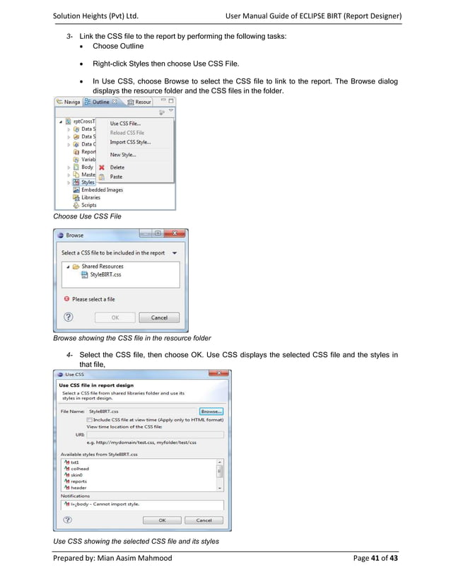 Manual & guide_for_birt_eclipse_report designer | PDF