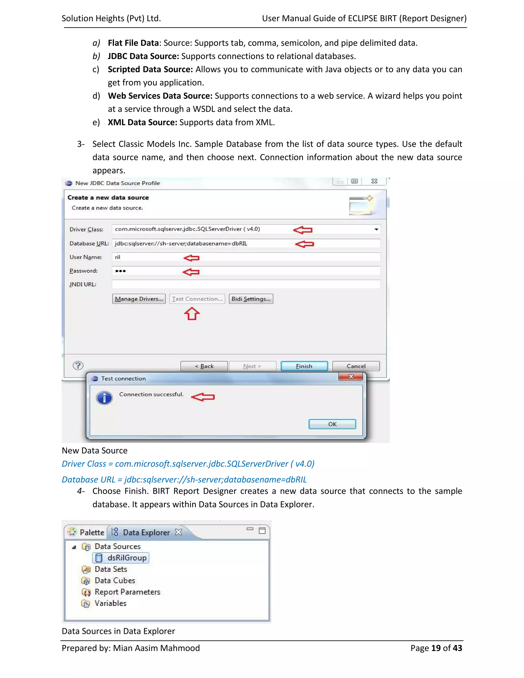Manual & guide for birt eclipse report designer | PDF