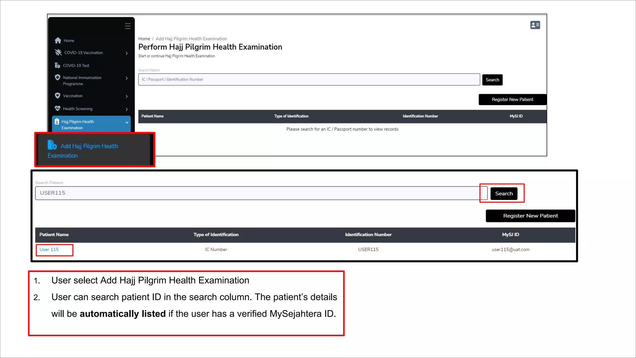 MANUAL GUIDELINE HAJJ PILGRM HEALTH EXAMINATION MYVAS VER 1.0 20.3.2023.pdf