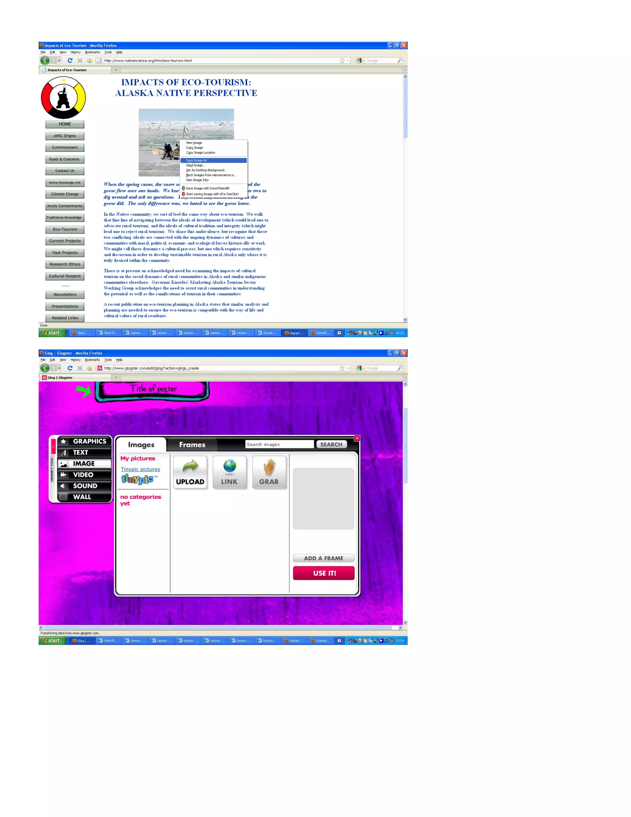 Manual guide to glogster | PDF