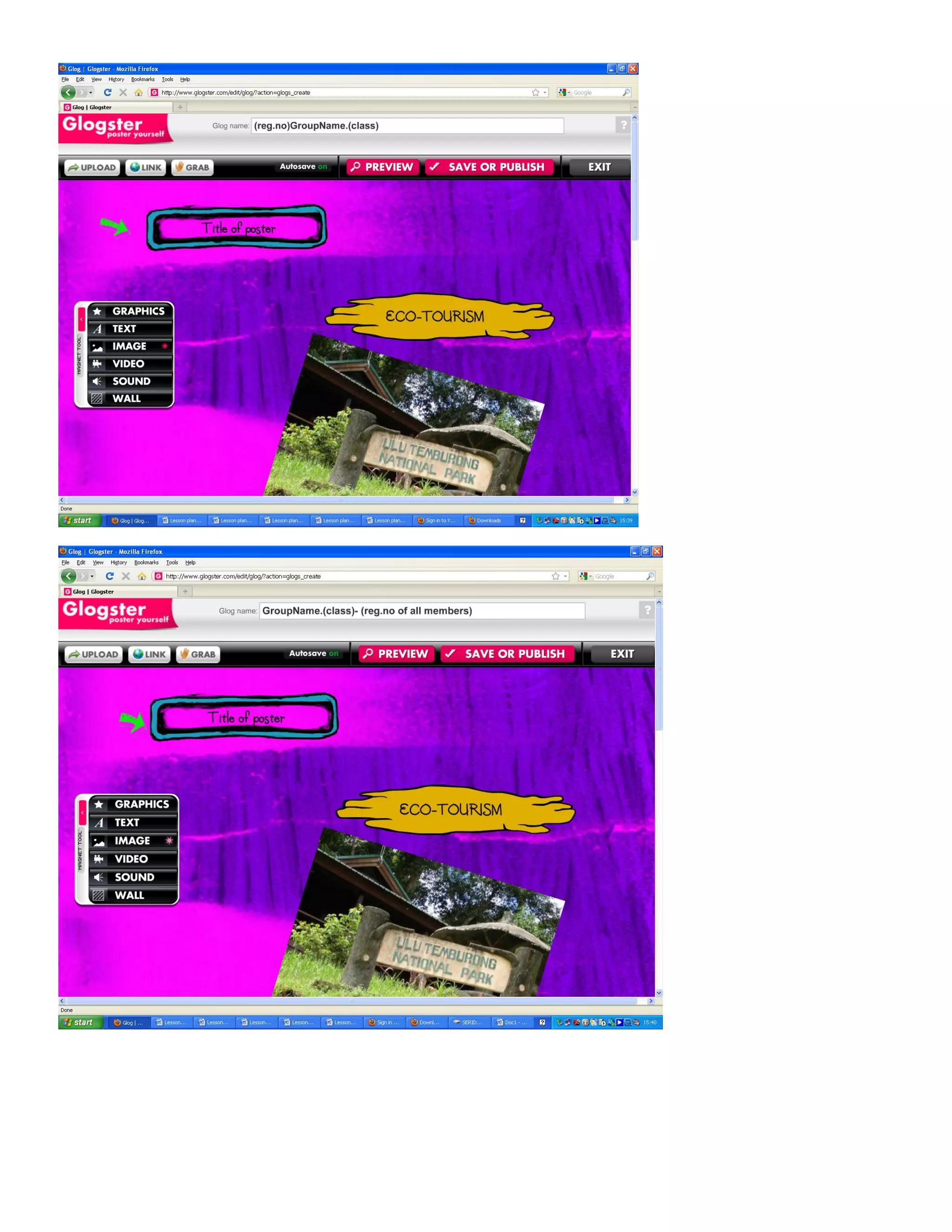 Manual guide to glogster | PDF