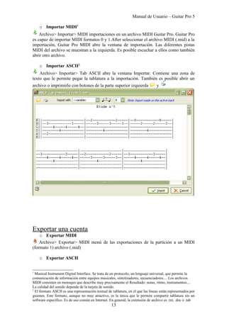Manual Guitar Pro | DOC
