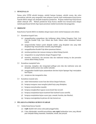 Manual Guru kERJA KURSUS Syariah 2016 | PDF