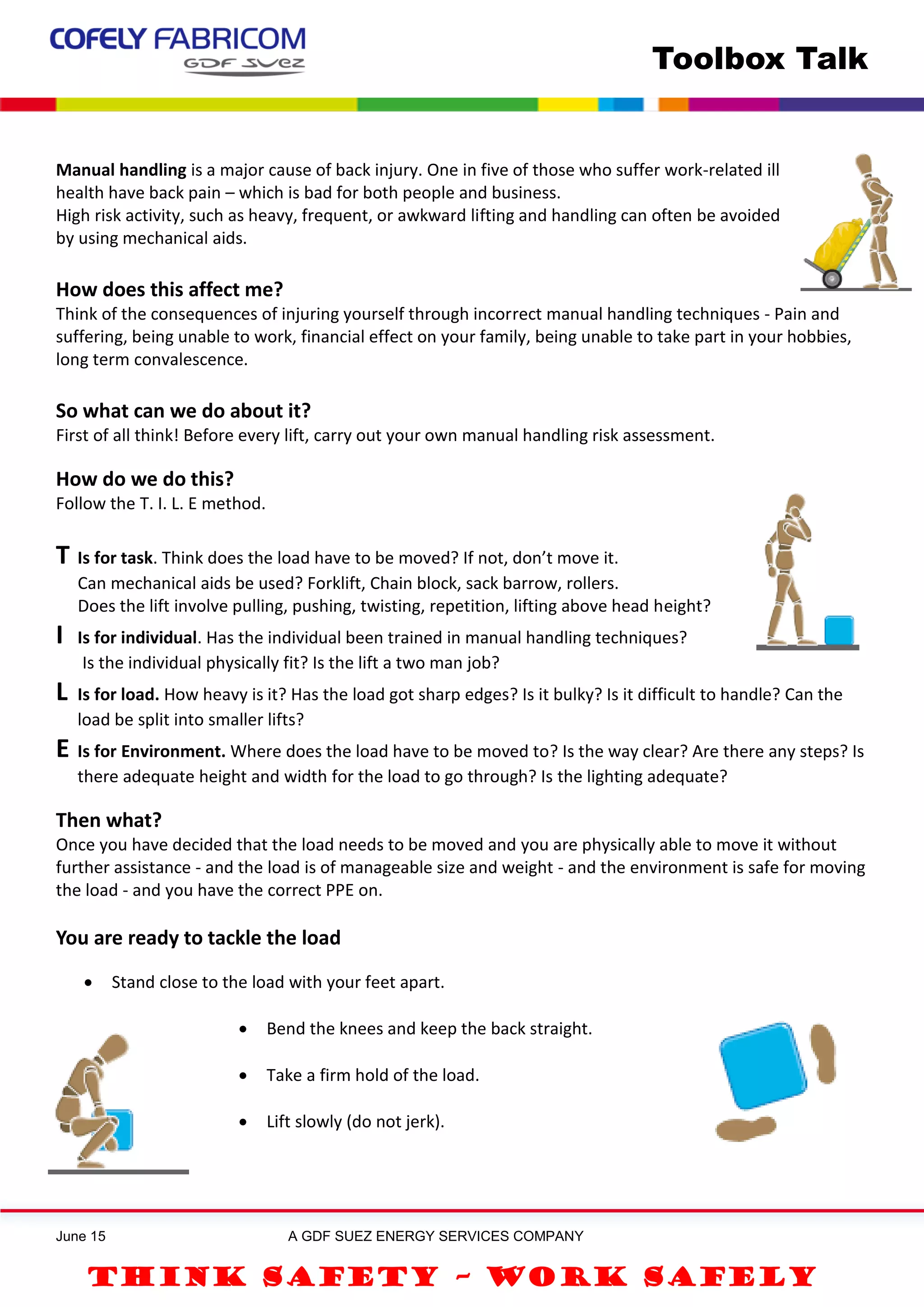 Manual handling | PDF