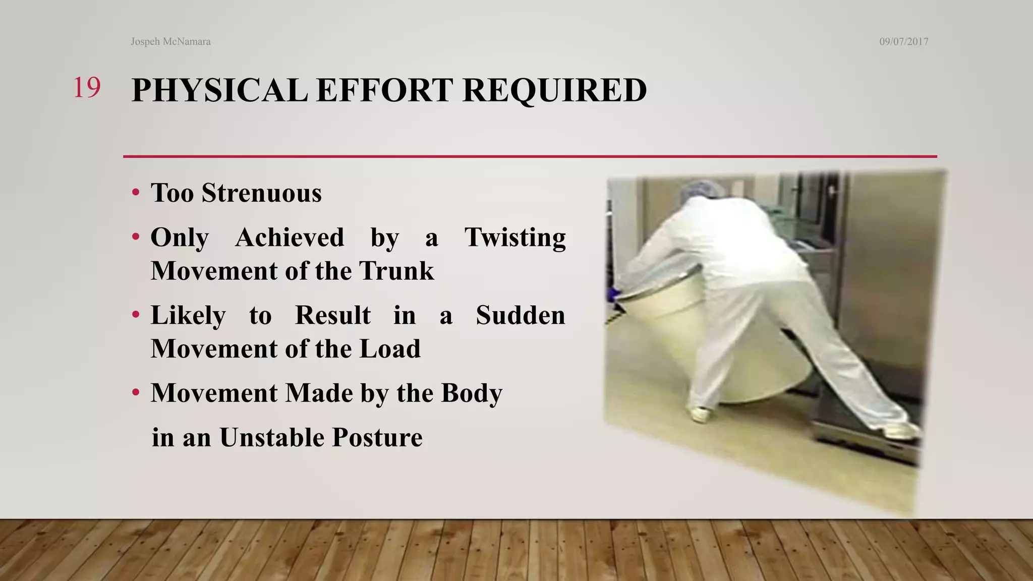 Manual handling Ireland | PPTX