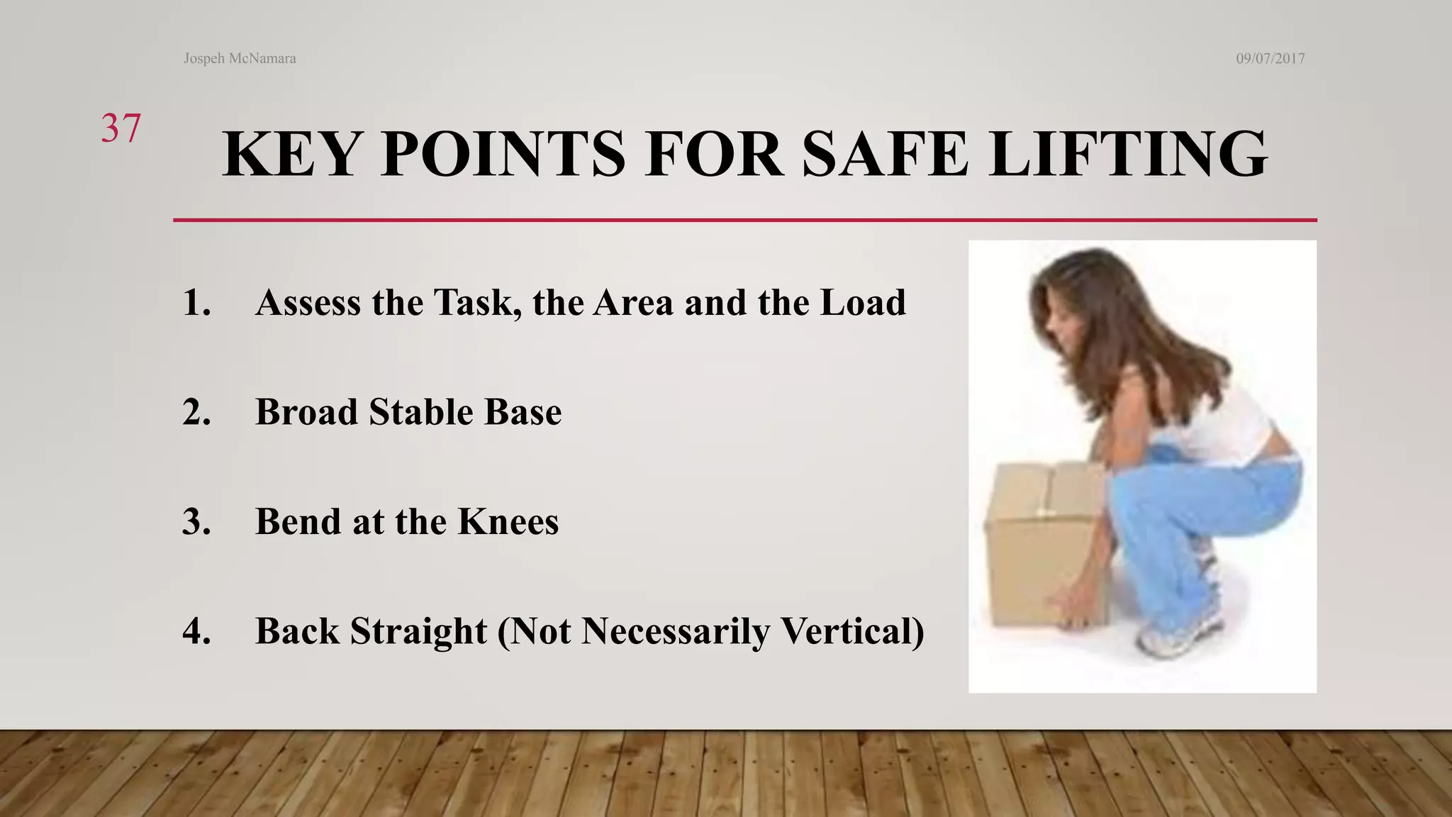 Manual handling Ireland | PPTX