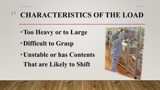 Manual handling Ireland | PPTX