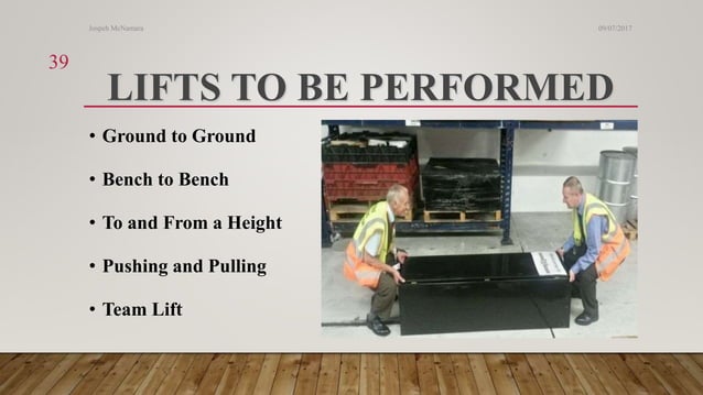 Manual handling Ireland | PPTX | Physical Therapy | Wellness