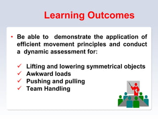 Manual handling | PPTX