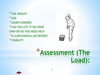 Manual handling | PPT