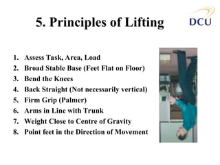 Manual Handling Process for construction workers | PPT