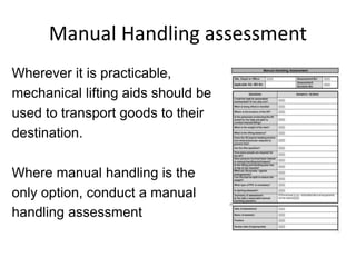 Manual handling1 | PPTX