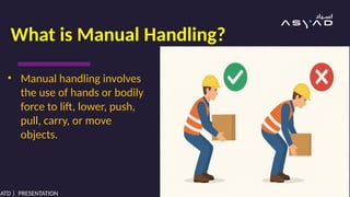 Manual Handling safe lifting and carrying techniques | PPTX