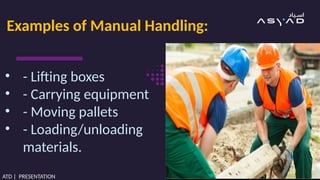 Manual Handling safe lifting and carrying techniques | PPTX