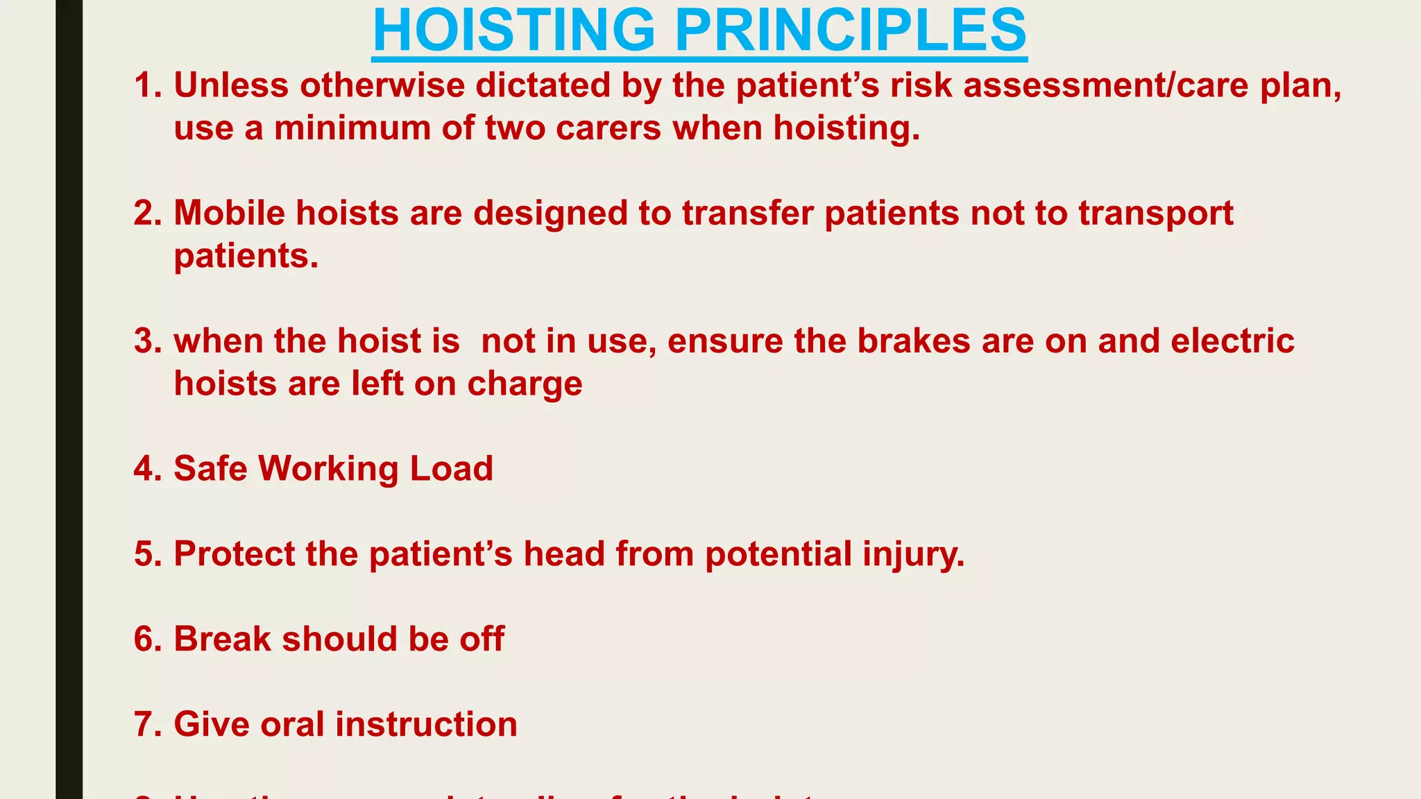 Manual handling presentation | PPTX