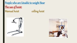 Manual handling presentation | PPTX