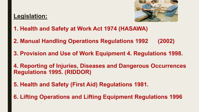 Manual handling presentation | PPTX