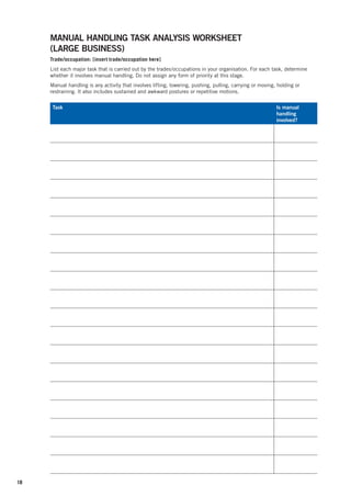 Manual handling risk_guide | PDF