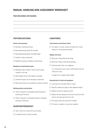 Manual handling risk_guide | PDF