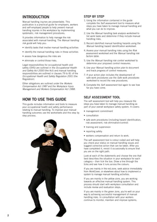 Manual handling risk_guide | PDF