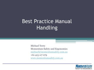 Manual Handling best Practices | PDF