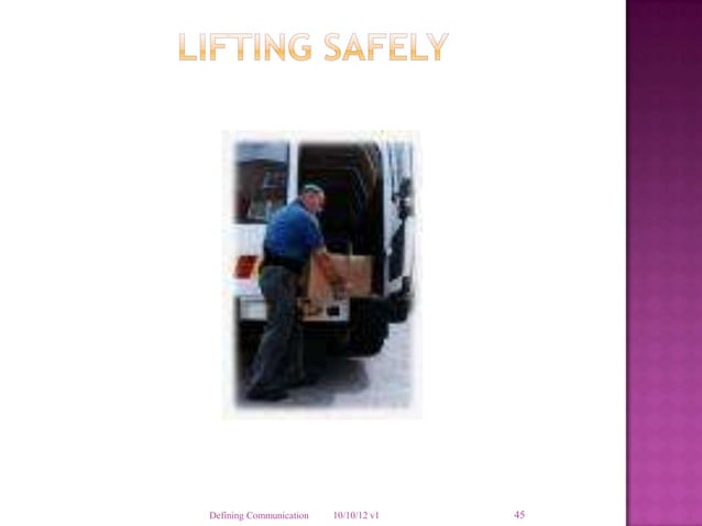 Manual Handling - Shift Materials Safely | PPTX