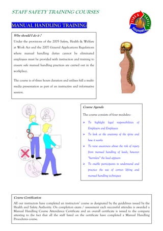 Manual Handling Training | PDF
