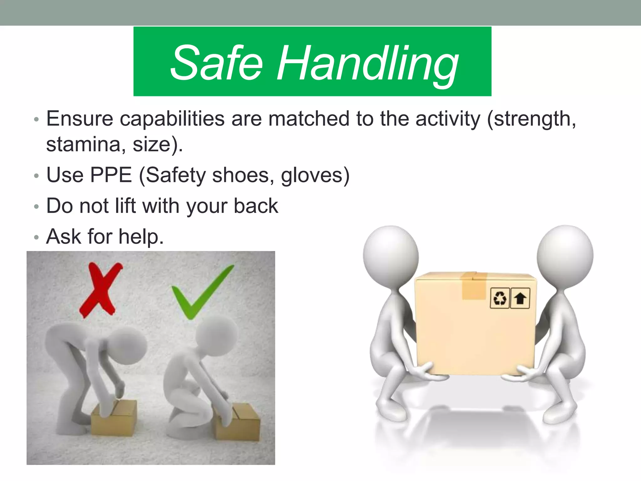 Manual Handling Safety Training | PPTX