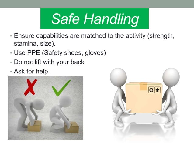 Manual Handling Safety Training | PPTX | Physical Therapy | Wellness
