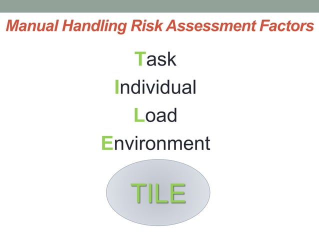 Manual Handling Safety Training | PPTX | Physical Therapy | Wellness