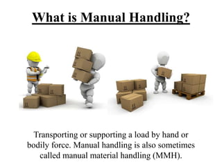 Manual Handling Training in Work Places | PPTX