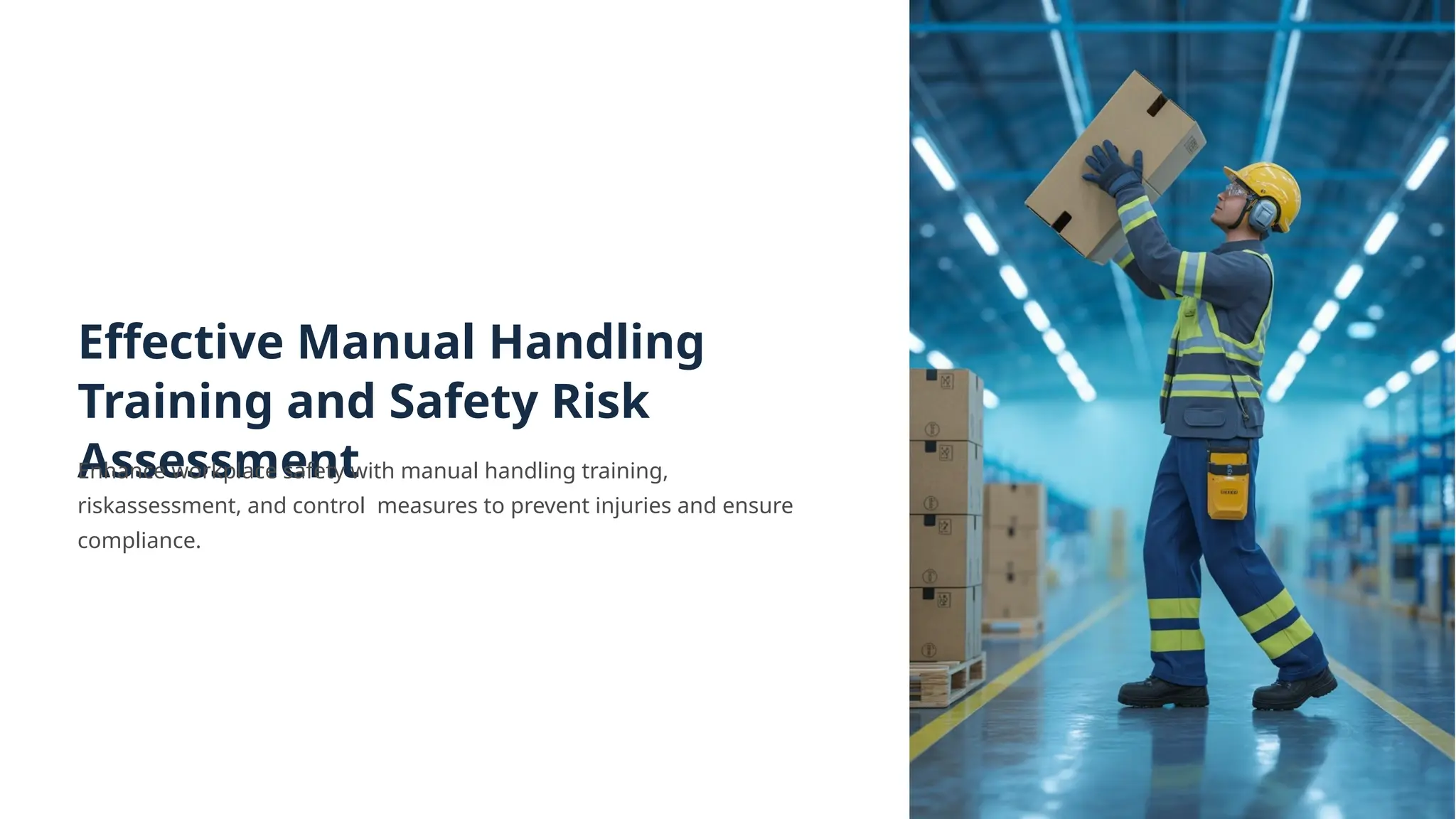 Effective Manual Handling Training and Safety Risk Assessment | PPTX