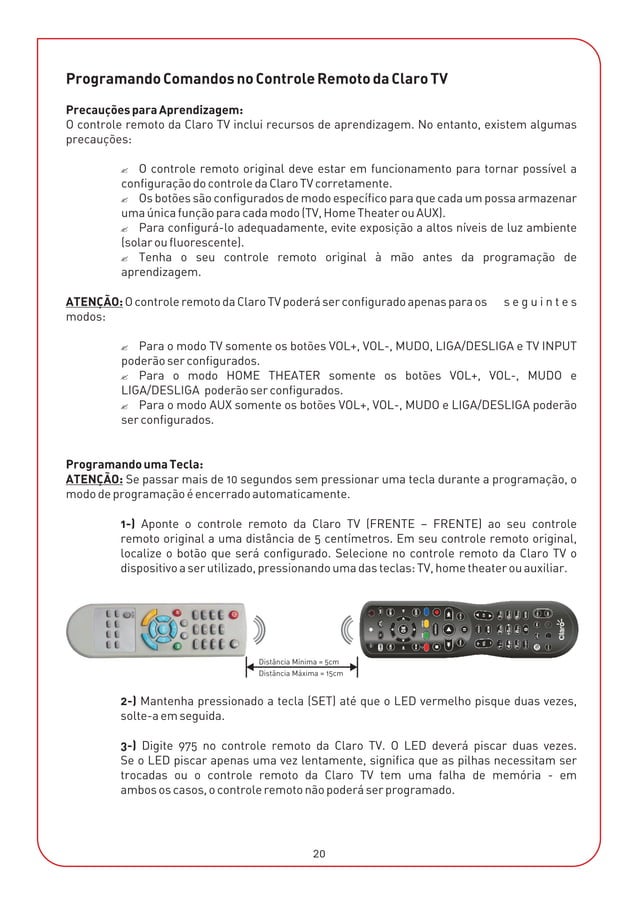 Manual Hd Light Claro Tv Pdf