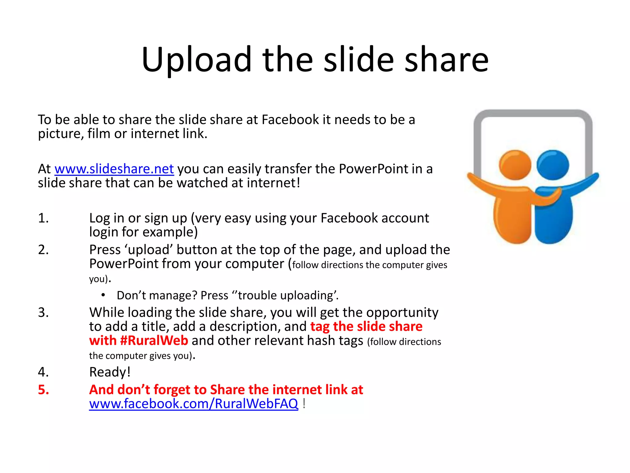 RuralWeb Manual – how to make an explainer slide | PPTX