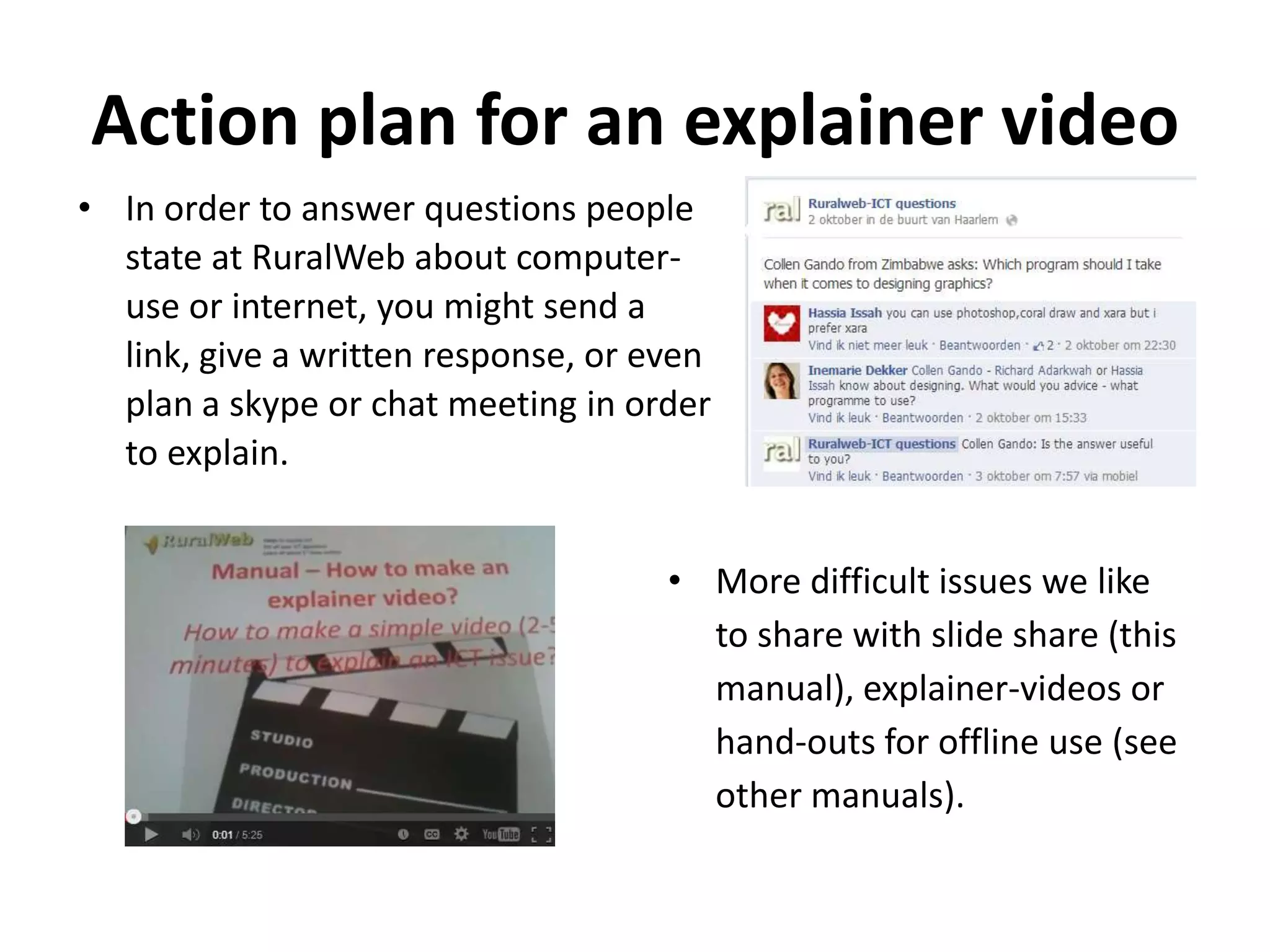 RuralWeb Manual – how to make an explainer slide | PPTX
