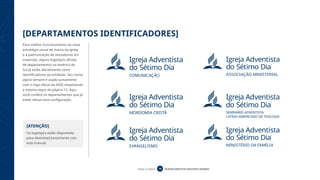 Manual de marca - Igreja Adventista do Sétimo Dia | PDF