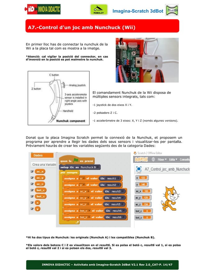 Manual imagina scratch-3d_bot_v2.1_rev3.0_cat | PDF
