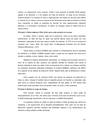 Manual de implementación Toyota Production System | DOCX