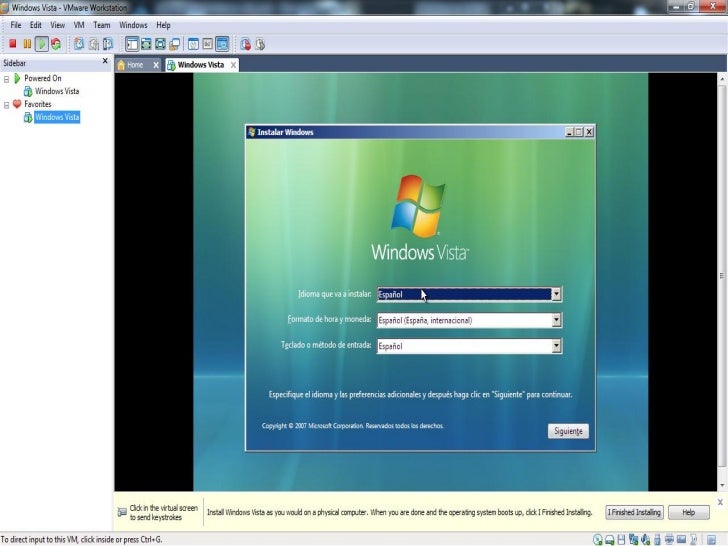 Manual Instalación Windows Vista