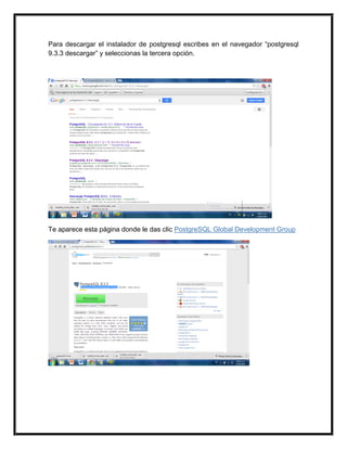 Manual instalacion postgresql jesus fernando noh puc | PDF | Databases | Computer Software and ...