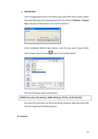 Manual instalasi aplikasi_dapok_untuk_smk | DOC