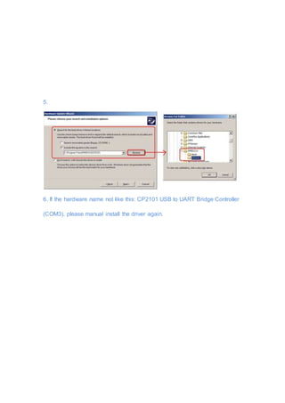 Manual install the driver for probe | PDF