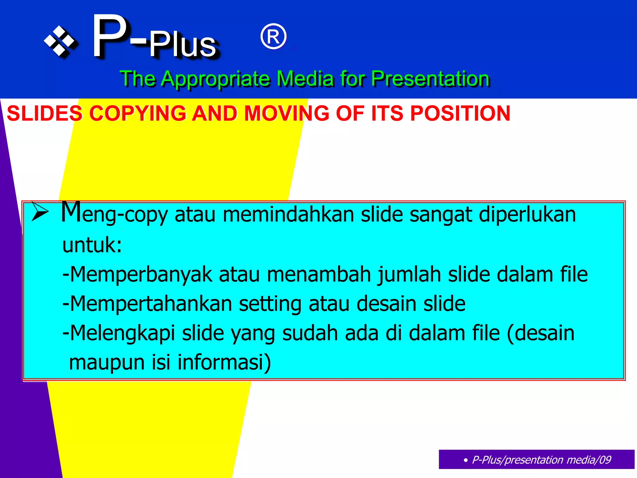 Manual instruction 4 power point plus | PPT