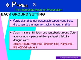 Manual instruction 4 power point plus | PPT