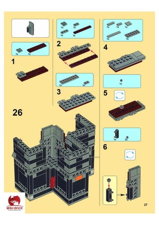Manual Instruction for LEPIN 16010 Tower Lord of the Rings - Compatible ...