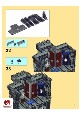 Manual Instruction for LEPIN 16010 Tower Lord of the Rings - Compatible ...