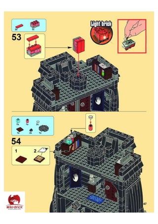 Manual Instruction for LEPIN 16010 Tower Lord of the Rings - Compatible ...